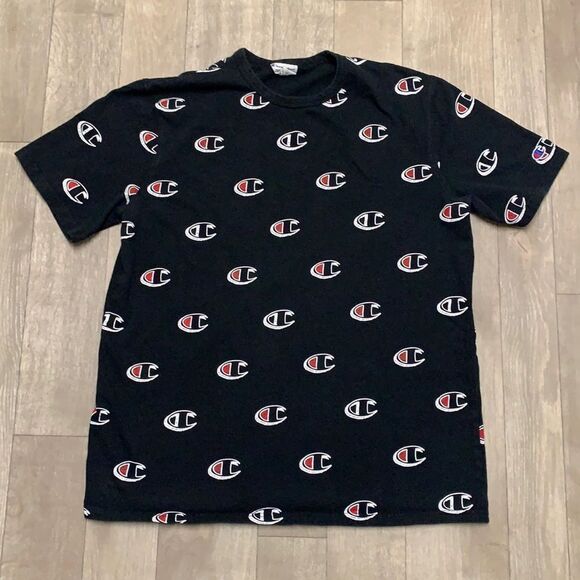 Champion | Shirts | Mens Championall Over Print Crewneck ...
